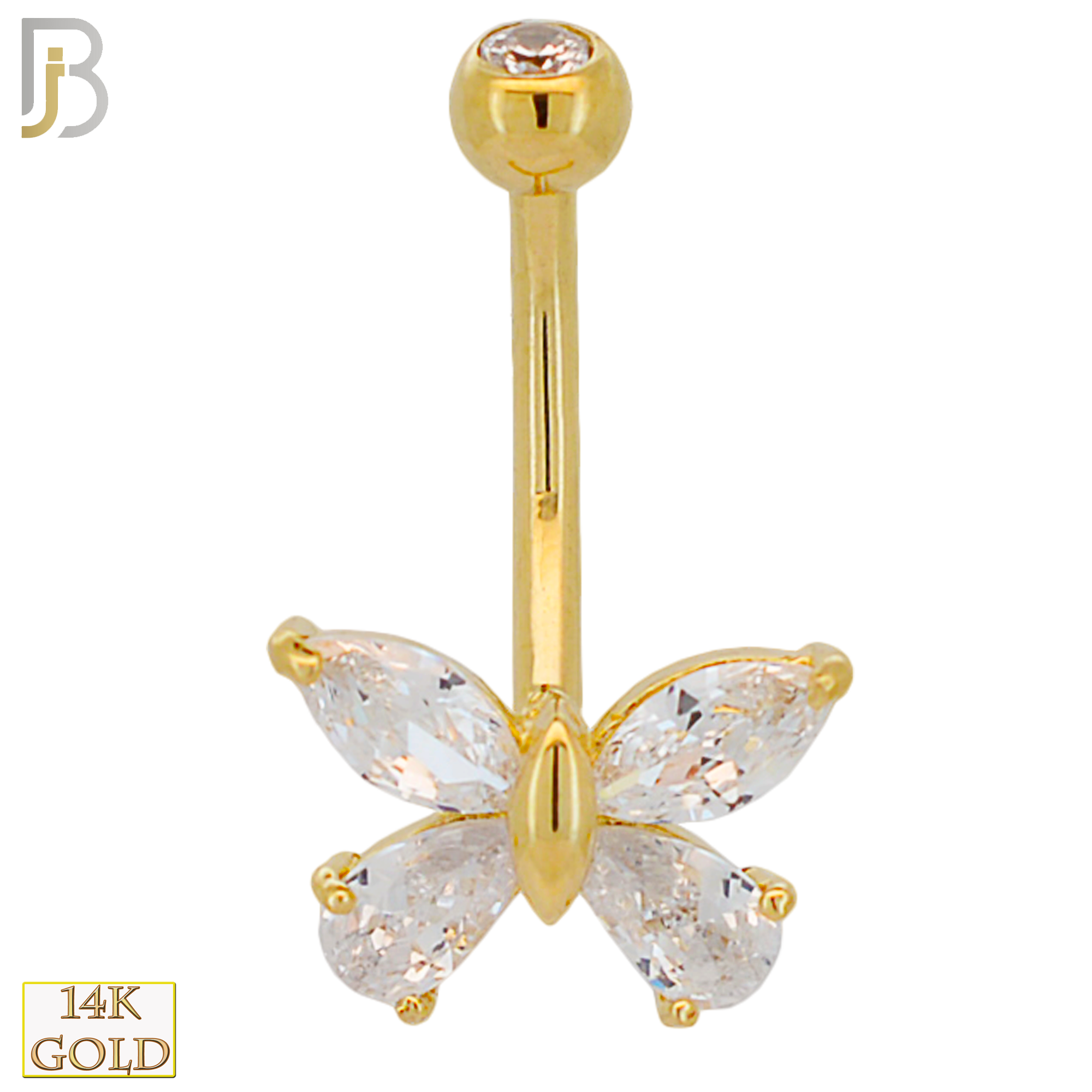 14k Belly Ring Banana Belly Ring Real Gold Navel Ring Wholesales 14k Belly Ring Banana Belly Ring Real Gold Navel Ring Wholesales