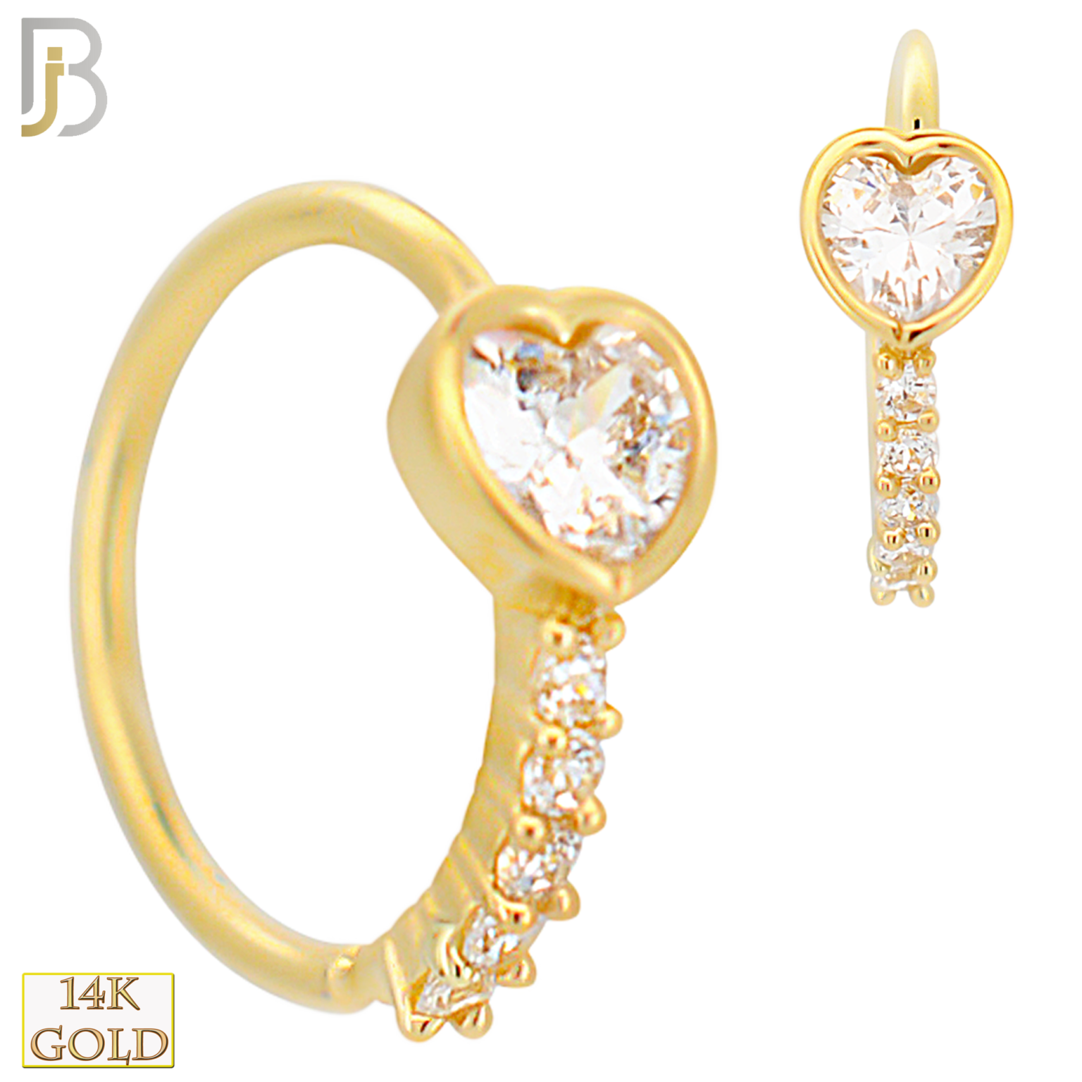 14k Gold Nose Rings and Nose Piercing Jewelry | Body Jewelz