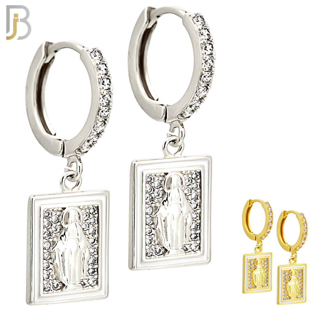 Miraculous Rectangular Huggies Earrings | Body Jewelz
